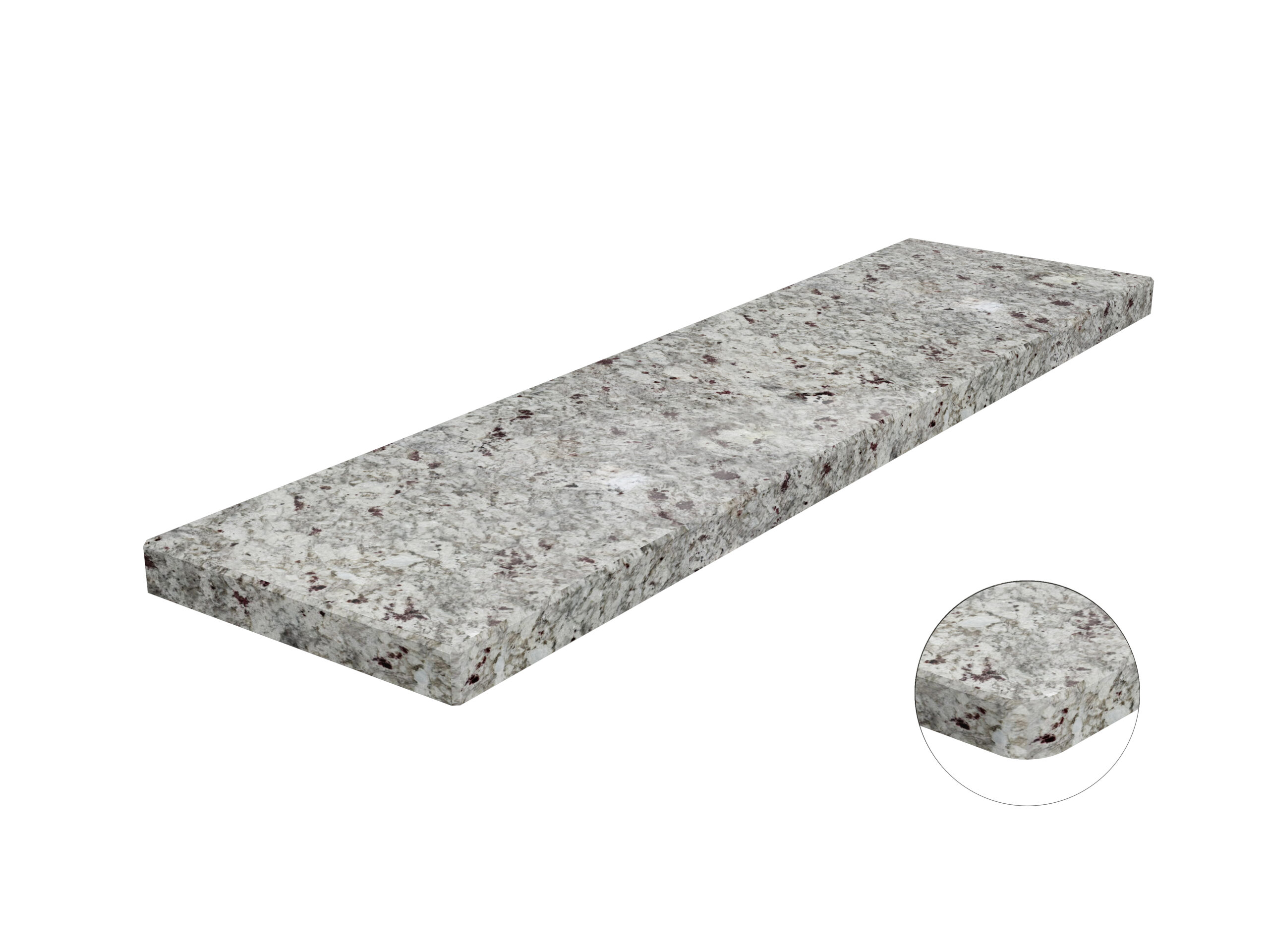 Parapet granitowy Moon White 3cm | Lapis Gold